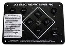 Lippert 175225 4 Point Control Panel with Amp Connector — RV Part Shop US