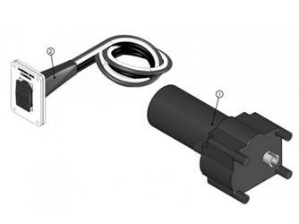 Buy Lippert 217884 Standard Fifth Wheel Landing Gear Motor with — RV ...