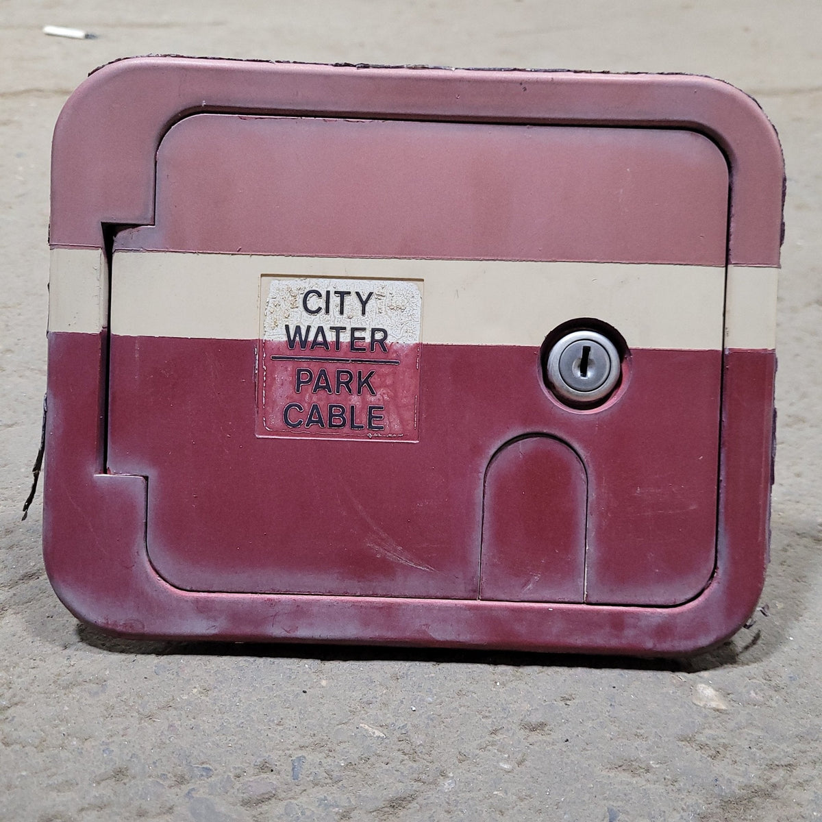 Used 8 5/8" W Motorhome City Water/ Park Cable Inlet- RETRO/ VINTAGE ...