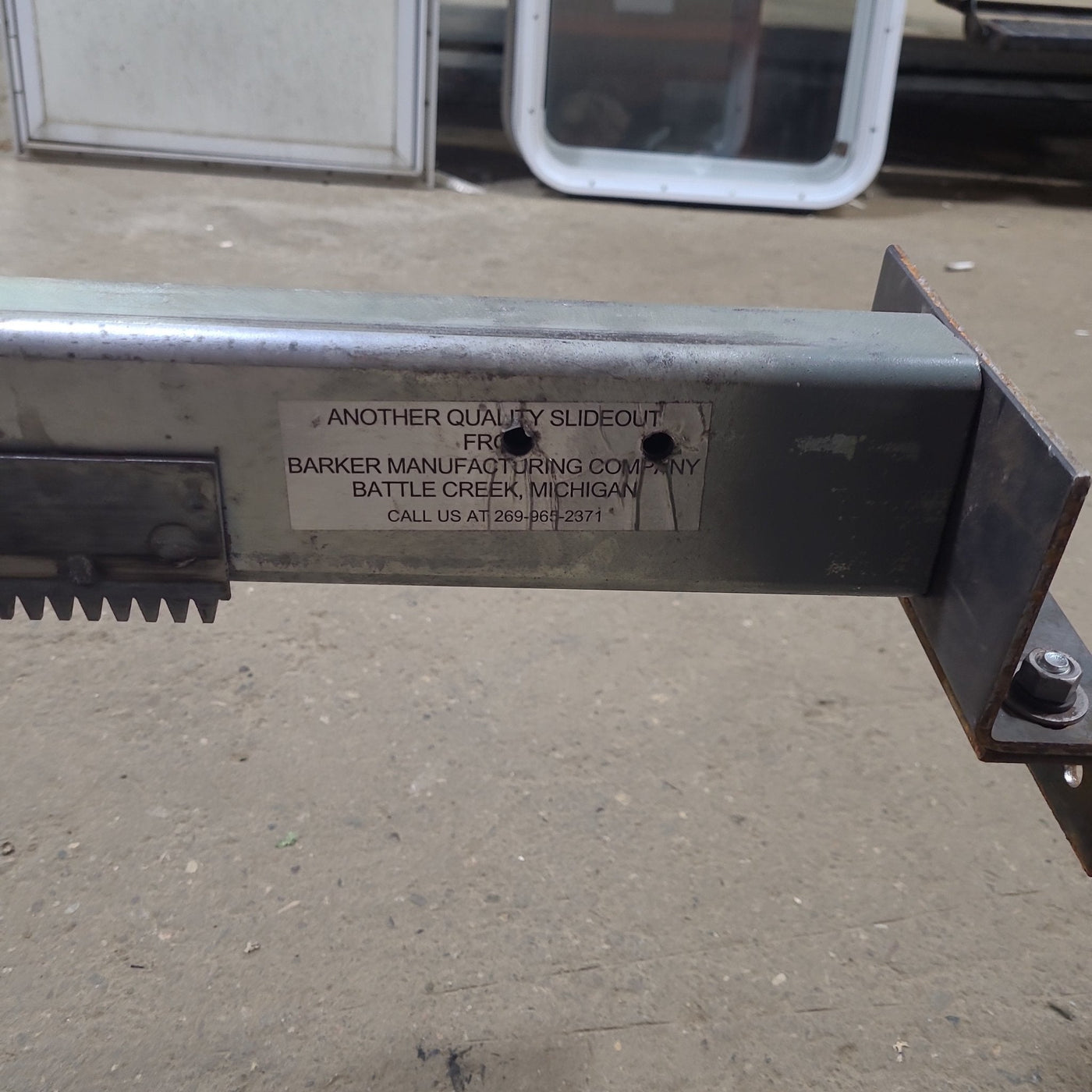 Used Barker Slide Out Track - Rack & Pinion — RV Part Shop US