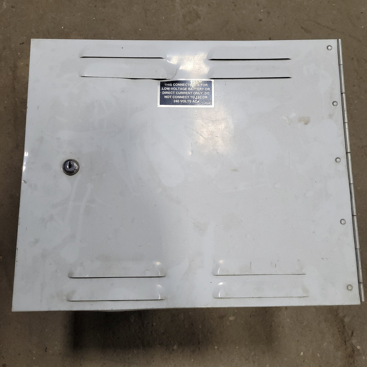 Used Battery Compartment box with Slide Out Tray — RV Part Shop US