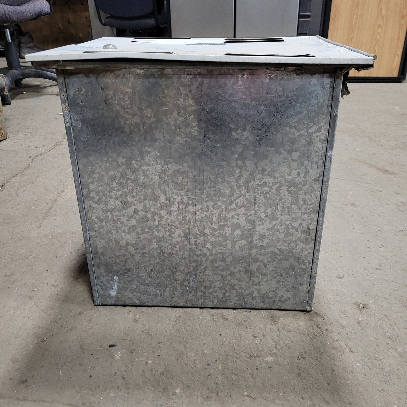 Used Battery Compartment box with Slide Out Tray — RV Part Shop US