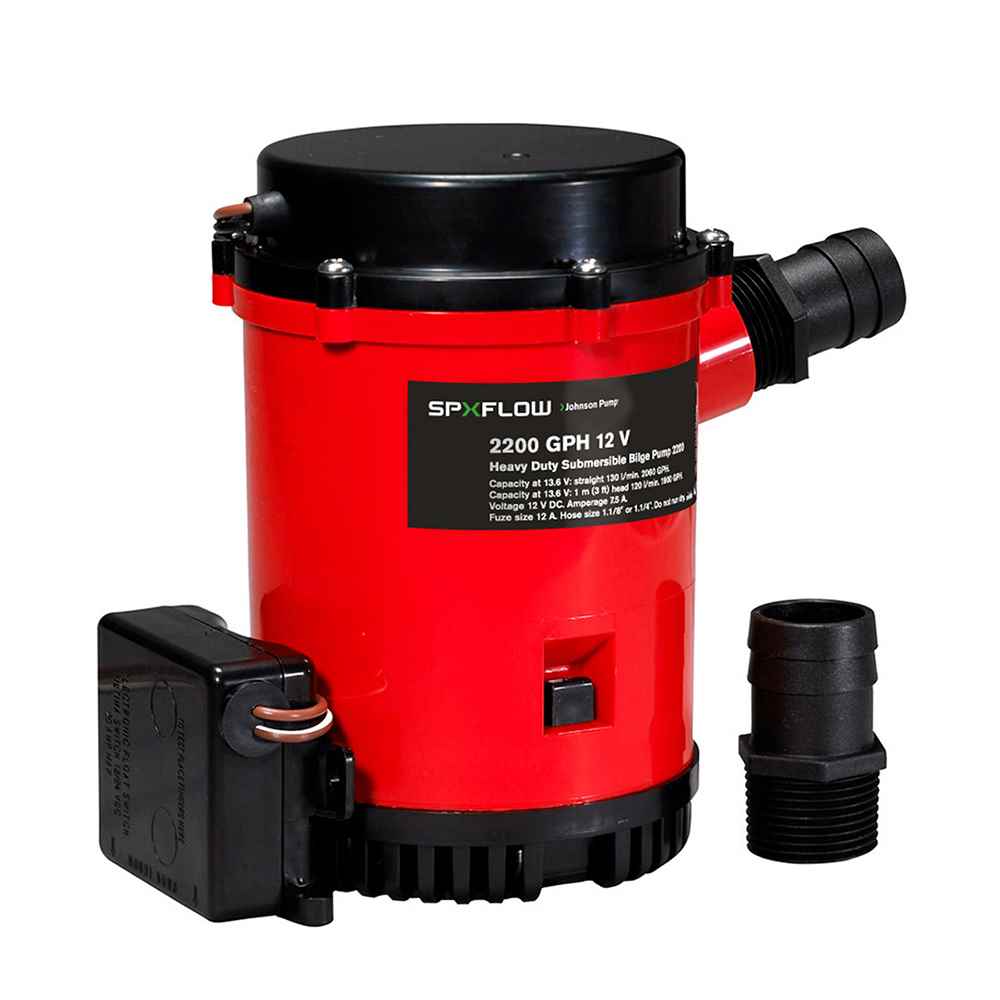 Buy Johnson Pump 02274-002 2200 GPH Heavy Duty Bilge Pump — RV Part Shop US